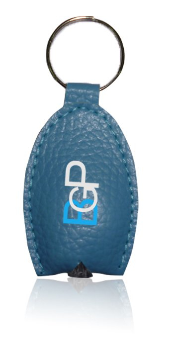 Imprinted PU Leather LED Keychain - Buy custom LED Keychain, printed ...