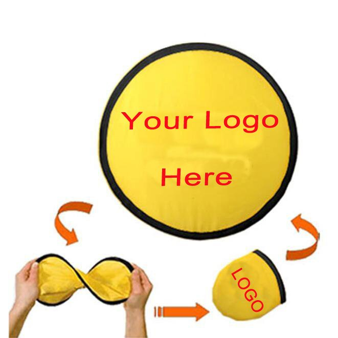 Custom Promotional Polyester Folding Flying Disc with Printed Logo ...