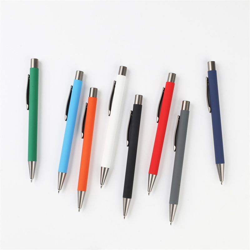 Rubber-Touch Aluminum Pen Rubberized Ballpoint Pen - Buy Rubber-Touch ...