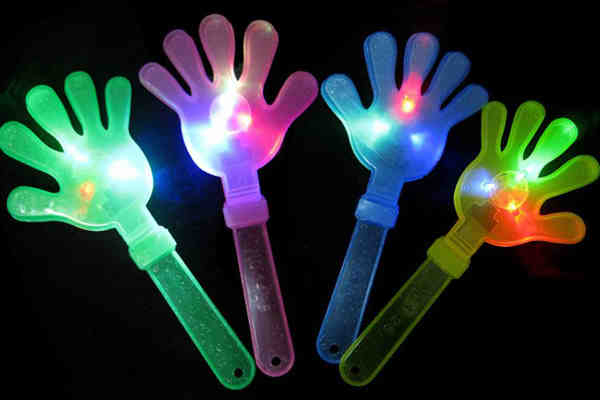 Cheering LED Hand Shaped Clapper - Buy Promotional LED Hand Clapper ...